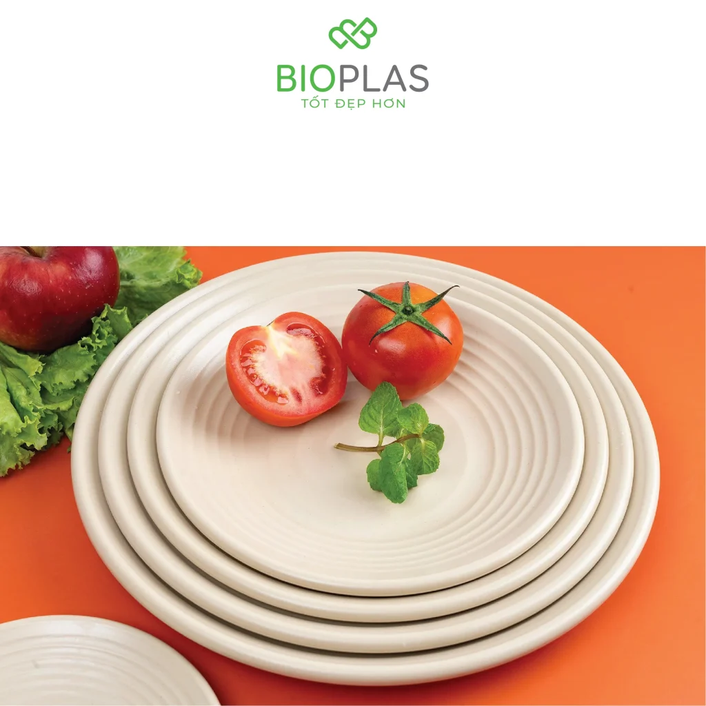 Dĩa nhựa tròn ABS Biohome